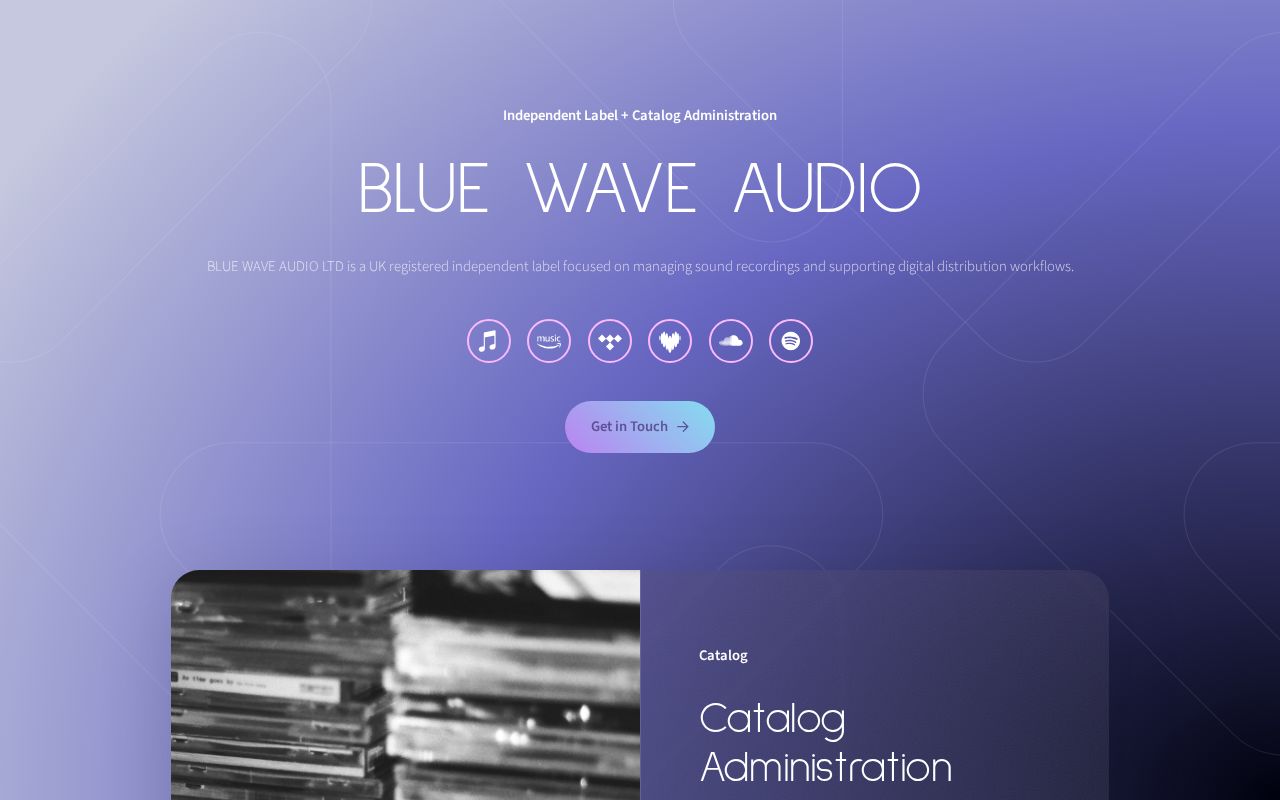 Blue Wave Audio Music